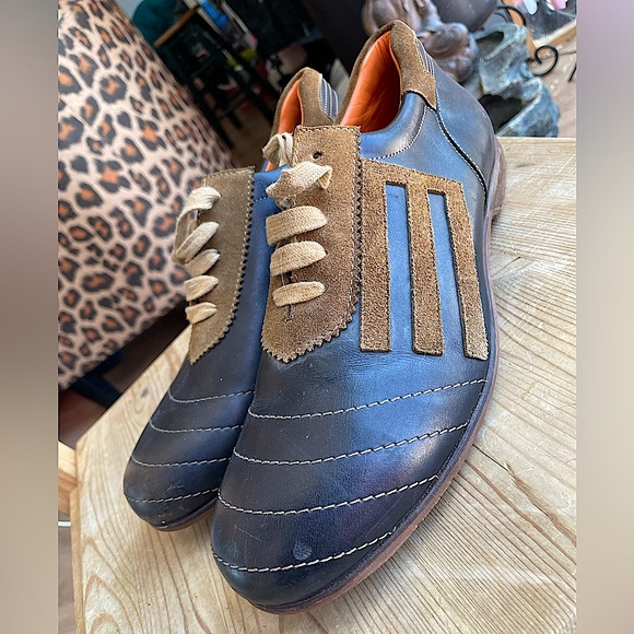 Etro | Shoes | Etro Milano Black Brown Leather And Suede Casual ...